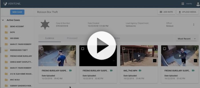Suspect Identification & Facial Recognition AI | Veritone