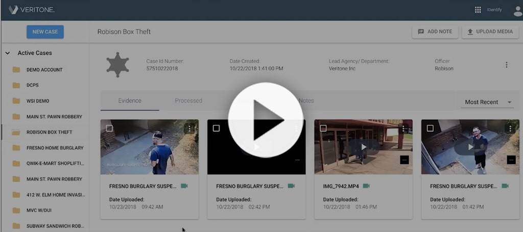 Suspect Identification & Facial Recognition AI | Veritone