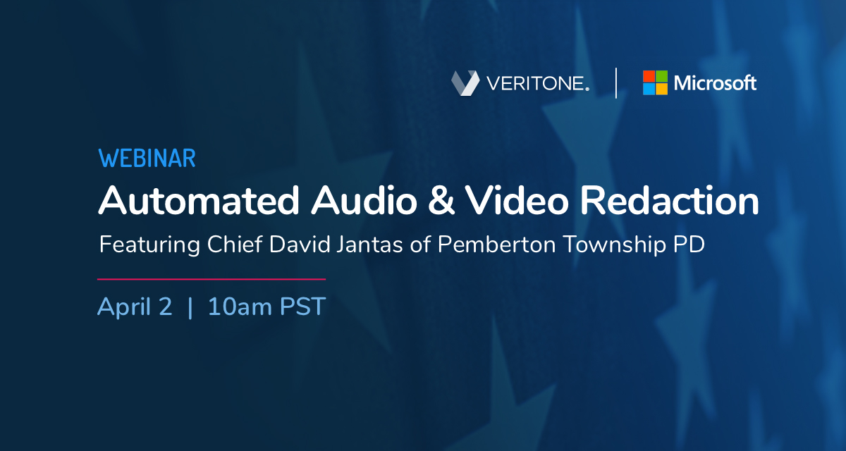 WEBINAR: Automated Audio & Video Redaction