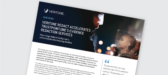 Veritone Redact for Trustpoint.one - Veritone