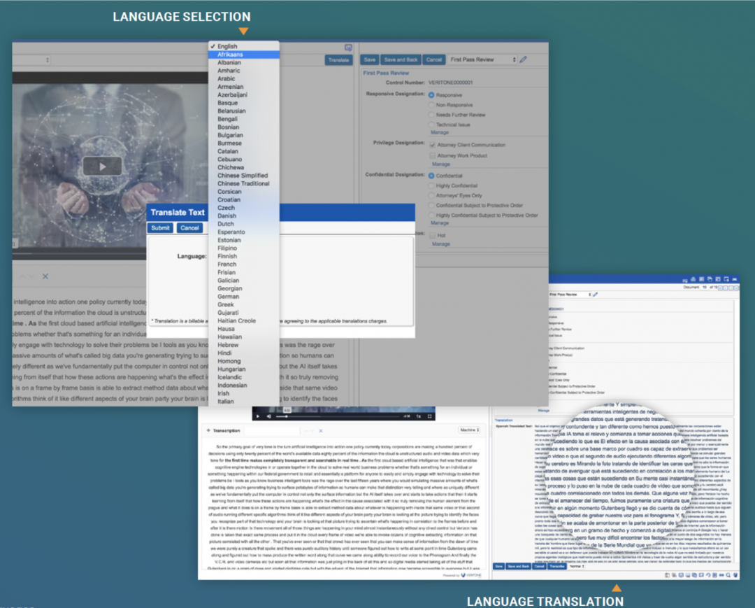 aiWARE For Relativity | Veritone